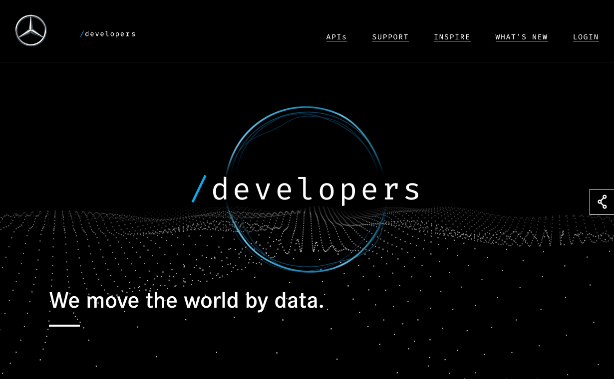 Mercedes-Benz / developers (2019) | DevPortal Awards