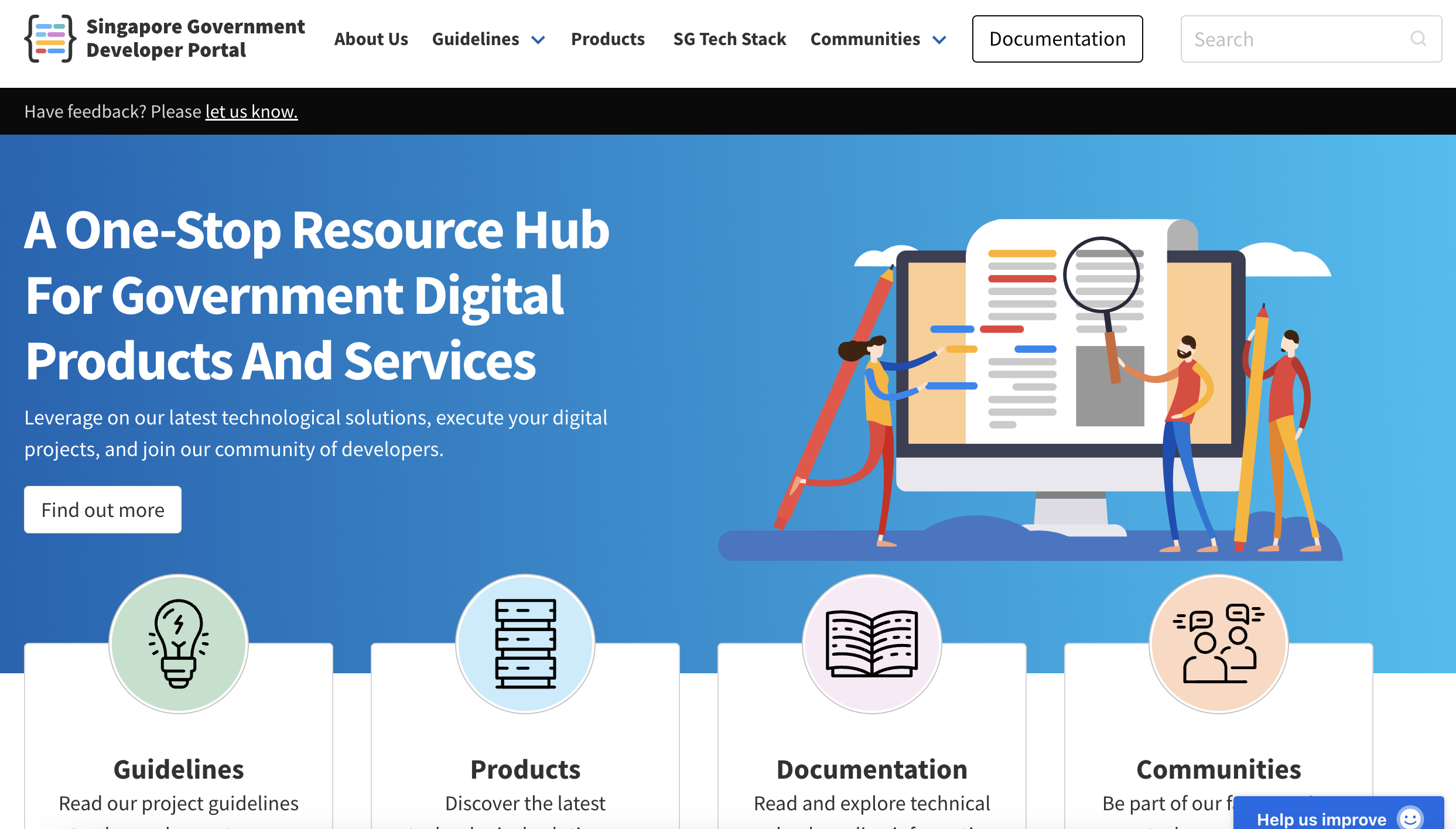 Singapore Government Developer Portal (2022) | DevPortal Awards