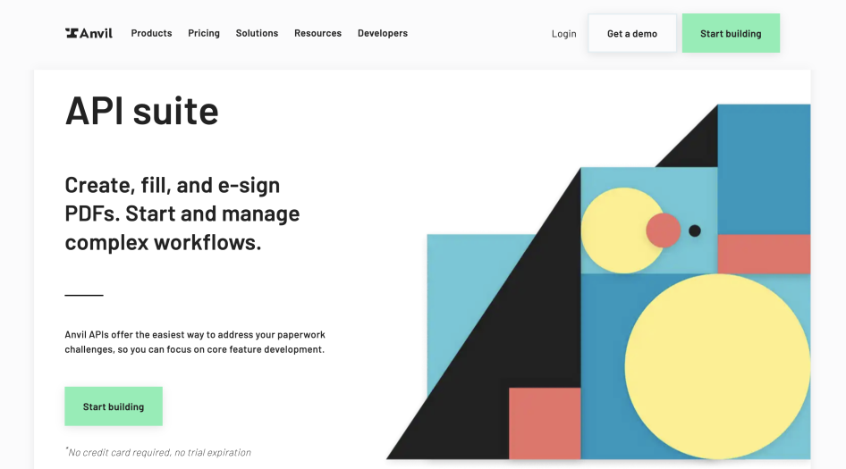 Anvil API Suite (2023) | DevPortal Awards