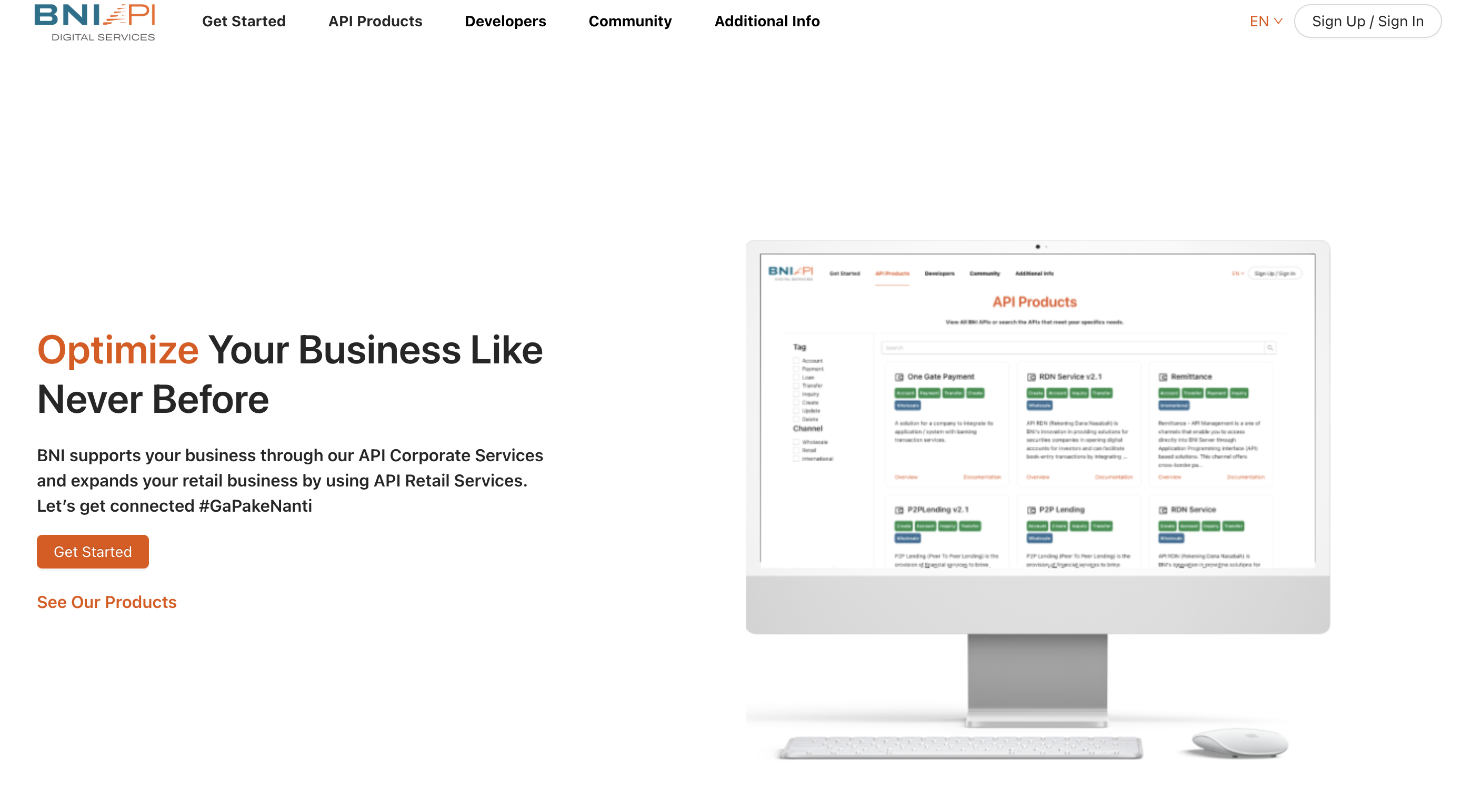 BNI Digital Services (2024) | DevPortal Awards